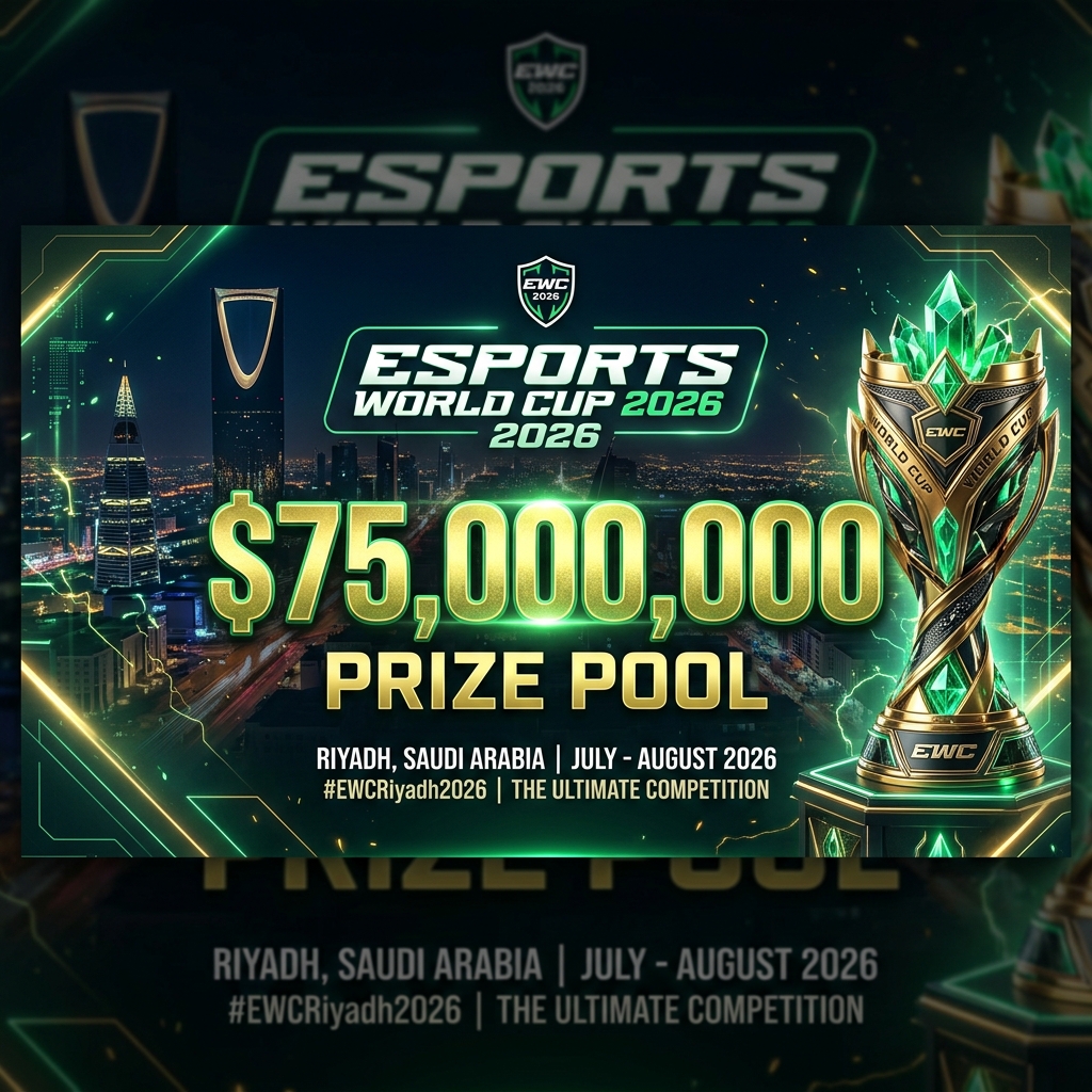Esports World Cup 2026 Prize Pool — $75M | EsportsVerse